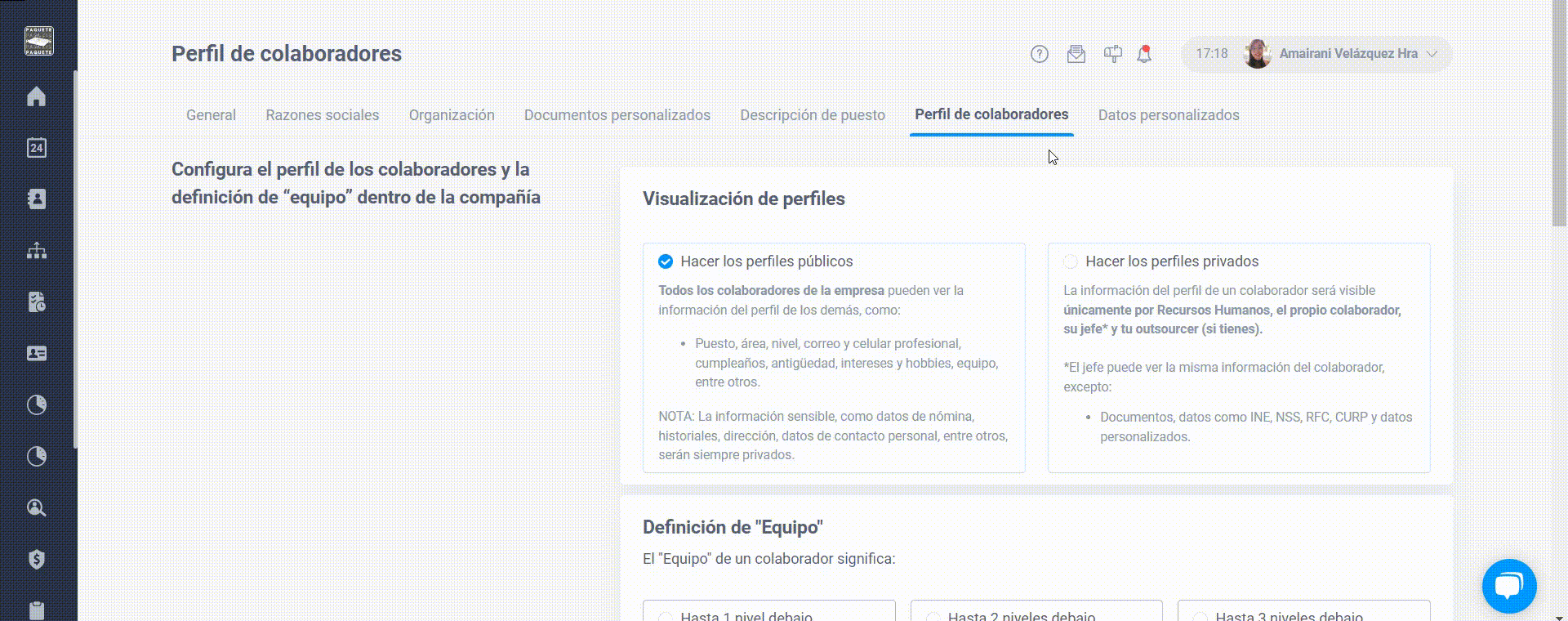 ¿Cómo configurar la vista del perfil de tus colaboradores? – Worky