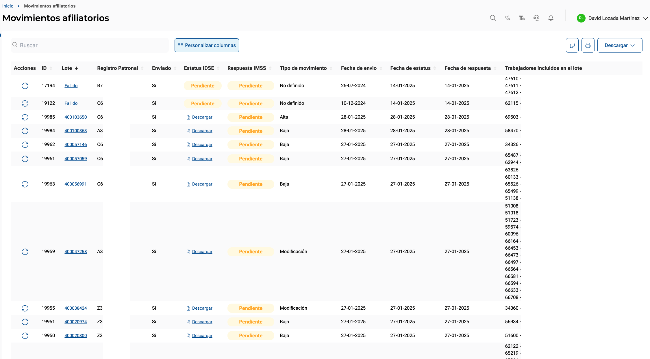 ¿Cómo actualizar mis movimientos pendientes del IDSE? – Worky
